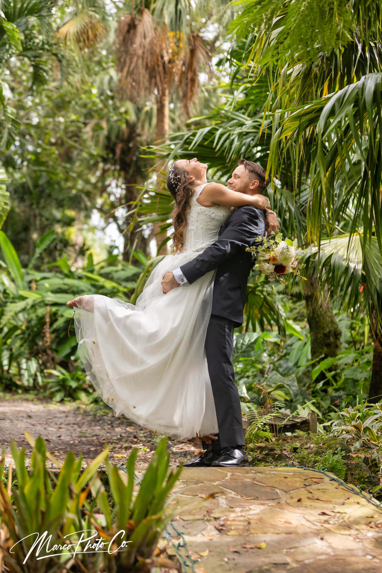 Wedding: Ron and Aschlei married at Heathcote Botanical Gardens in Fort ...
